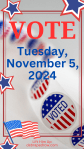 VOTE, Tuesday, November 5, 2024 | Lift Him Up